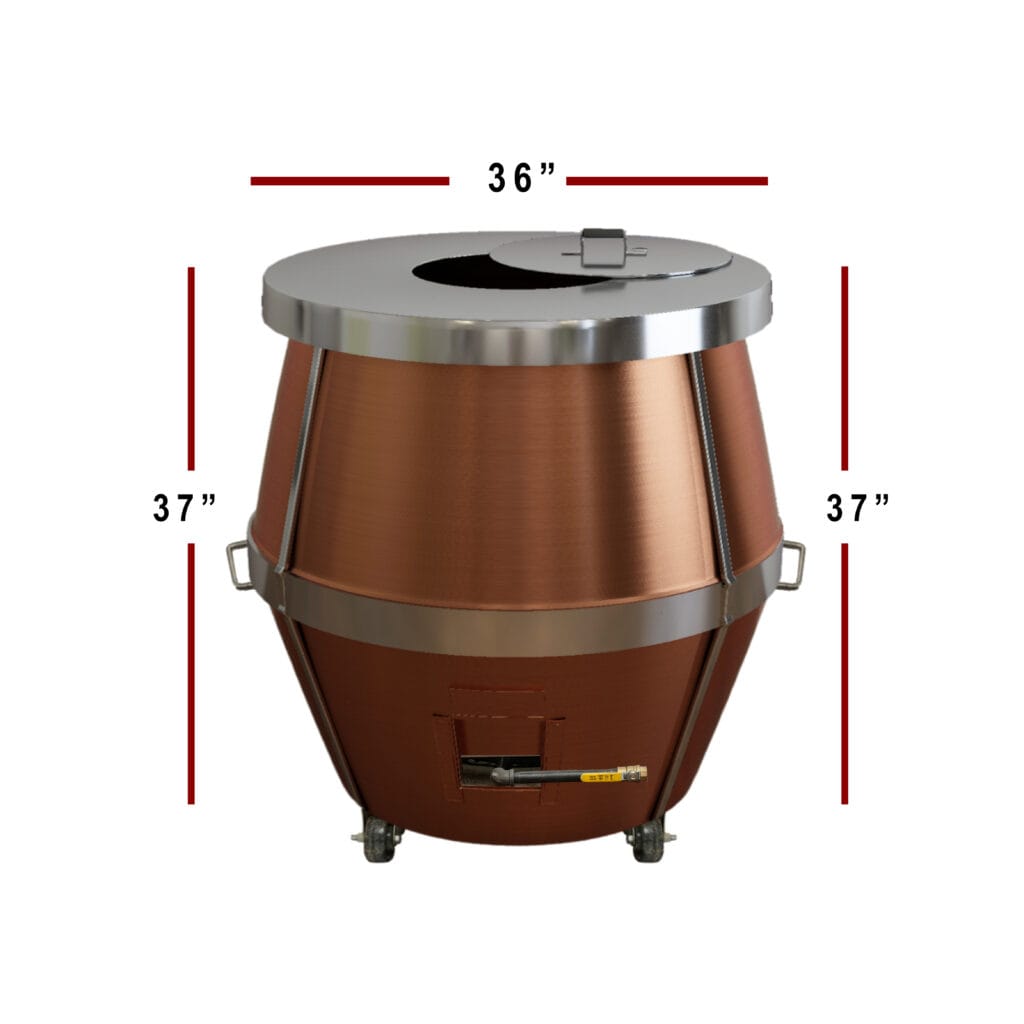 A06 - 36″ x 36″ Afghan Clay Tandoor | Premium Commercial Tandoor Oven ...