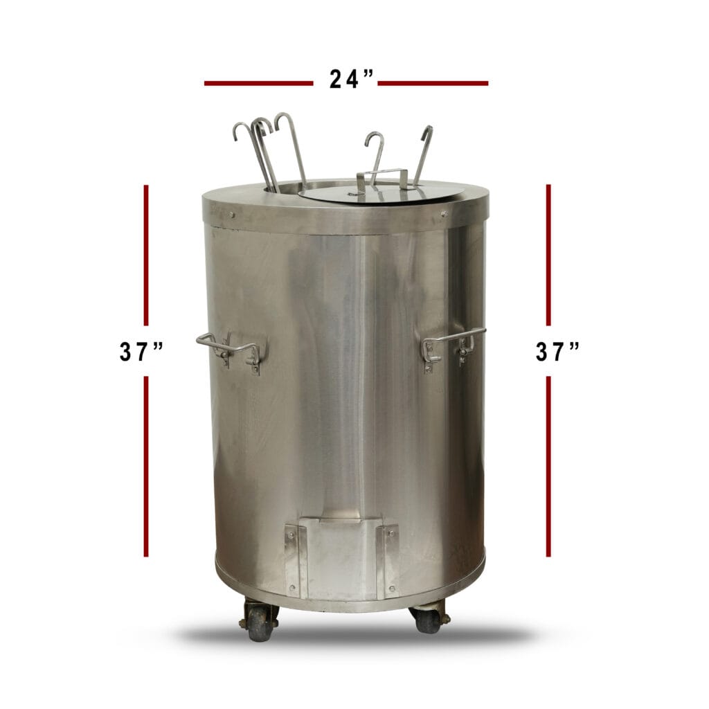 CS03 Portable Clay Tandoor Oven – Authentic Charcoal & Wood-Fired ...